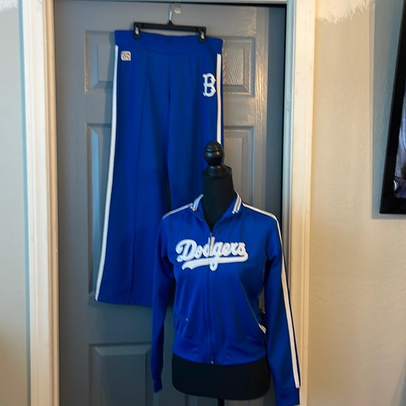 MLB | Pants & Jumpsuits | Vintage Dodgers Tracksuit | Poshmark